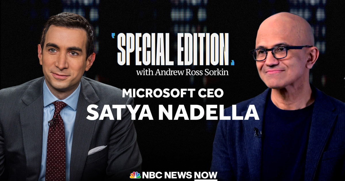 Special Edition with Andrew Ross Sorkin: AI and Microsoft CEO Satya Nadella