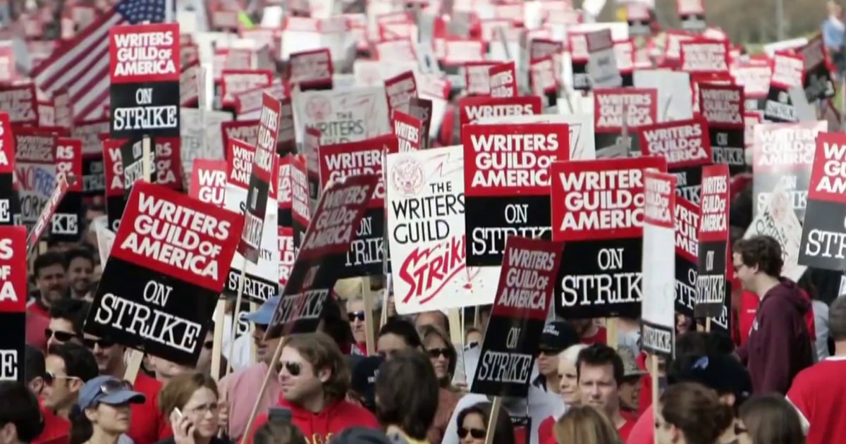 Writers' strike brings movie and TV productions to a standstill