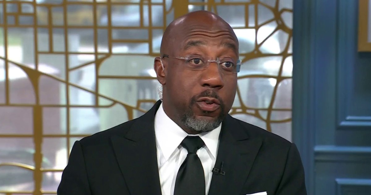 Sen. Warnock: It is not normal to live in a country where no one is ...