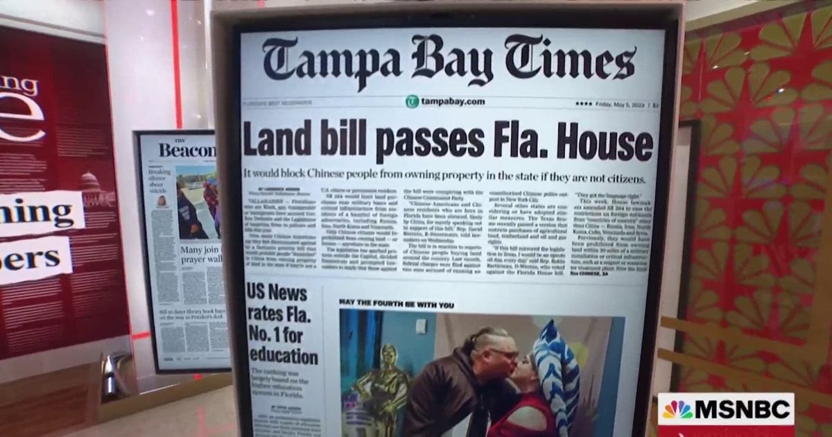 Florida bill seeking to ban Chinese citizens from owning land passes ...