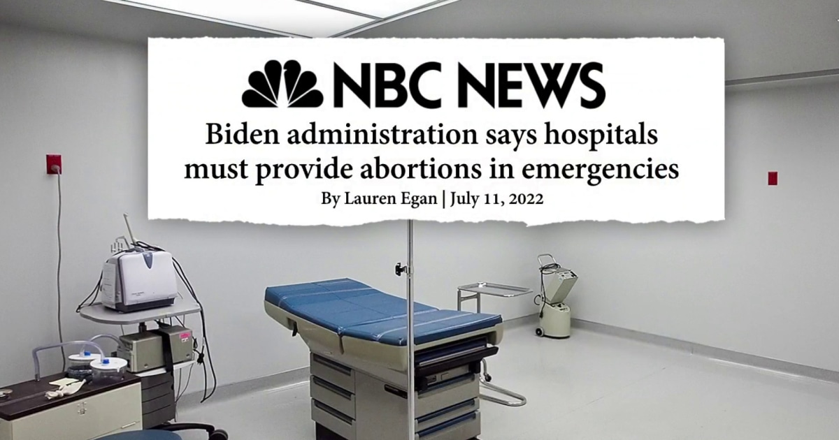 Hospitals that denied an emergency abortion broke federal law