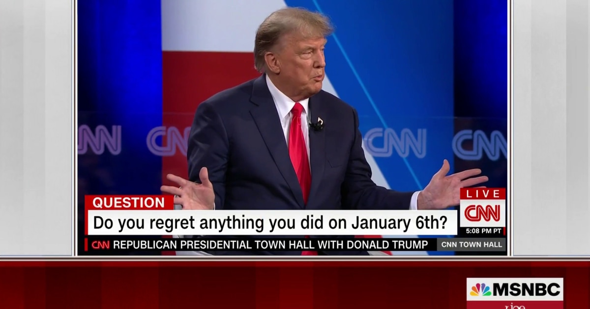 Joe: Trump town hall was a 'disgraceful on every level'