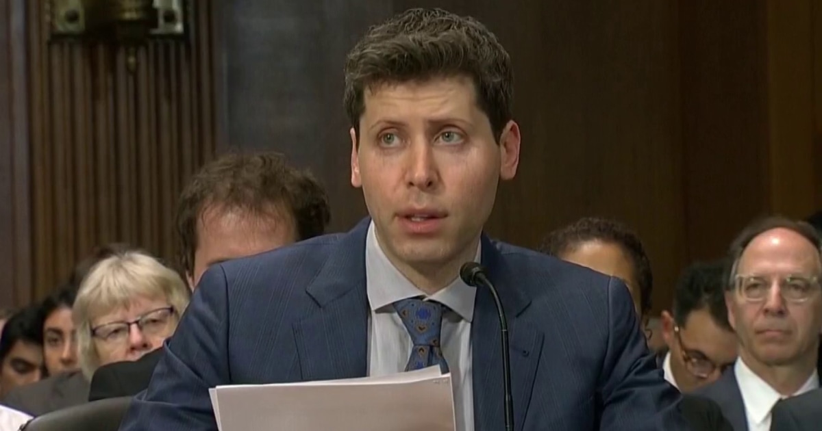 OpenAI CEO testifies at Senate hearing on AI regulation