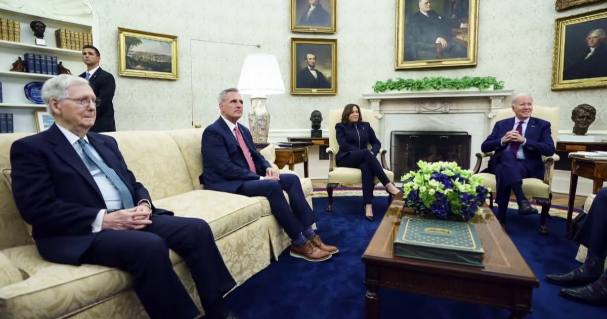 Biden meets with congressional leaders for debt ceiling meeting