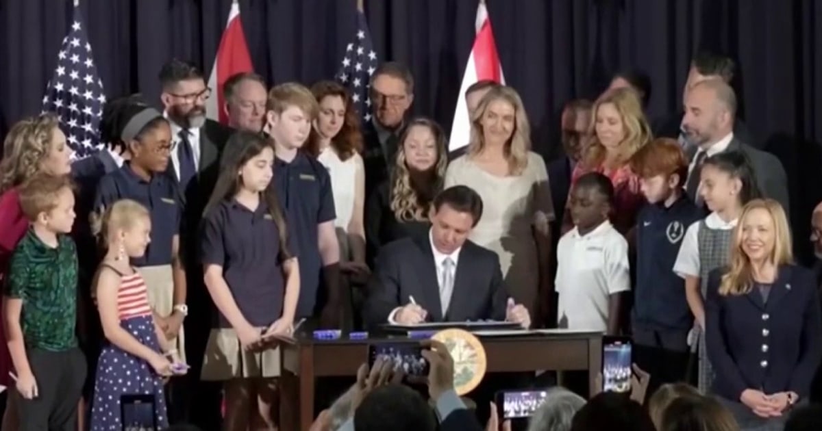 Florida Gov. Ron DeSantis signs 4 bills restricting LGBTQ+ rights