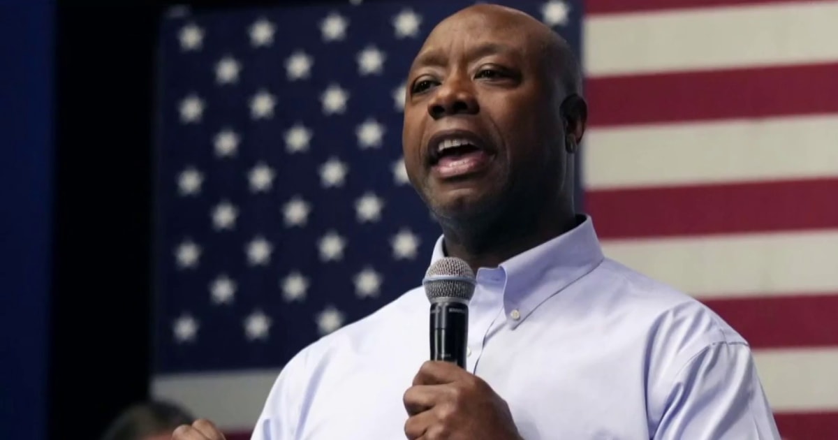 Republican Sen. Tim Scott files paperwork to run for president in 2024