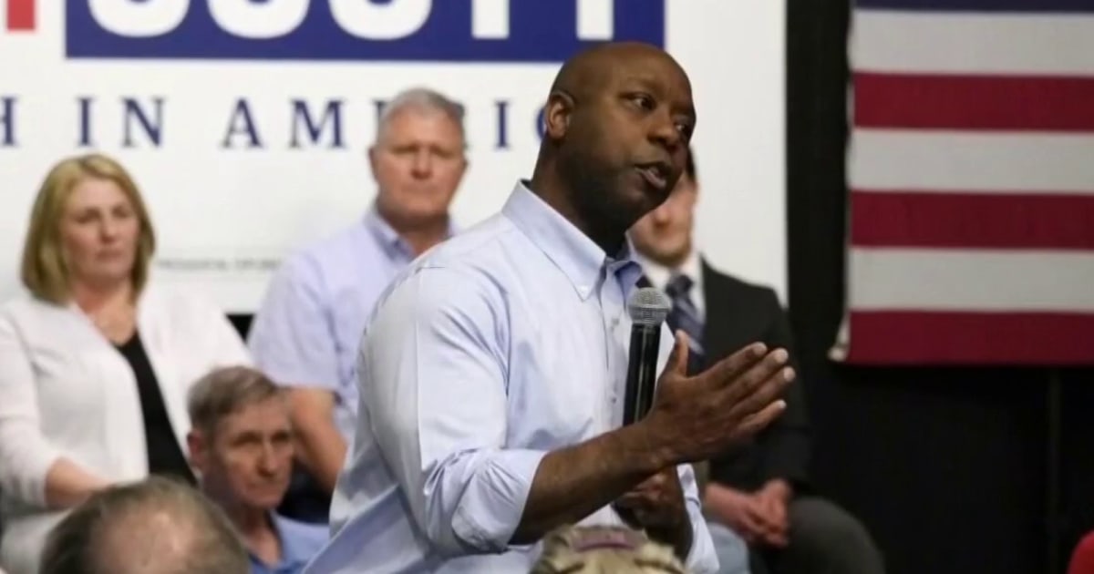 Trump seizes on Tim Scott bid to knock DeSantis