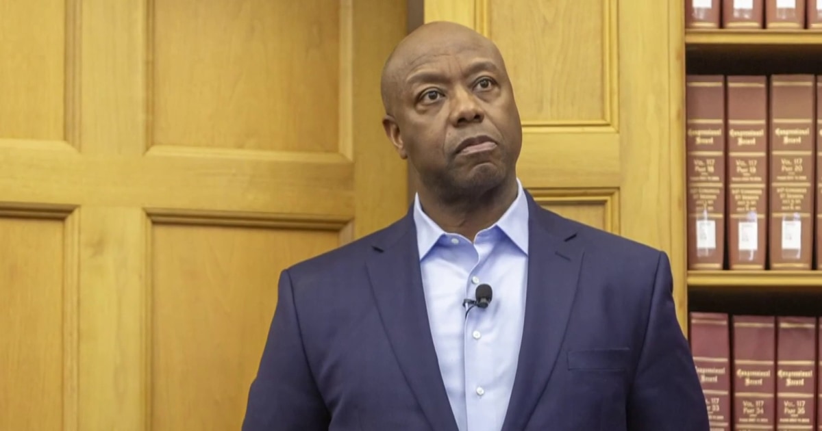 Tim Scott is expected to announce his bid for the presidency