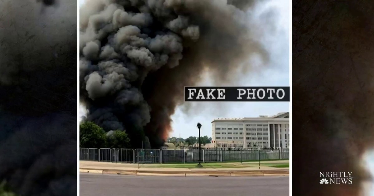 Fake image of explosion near Pentagon stirs concerns over artificial ...