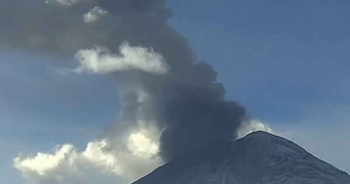Mexico residents prepare for evacuation as volcano spews smoke and ash