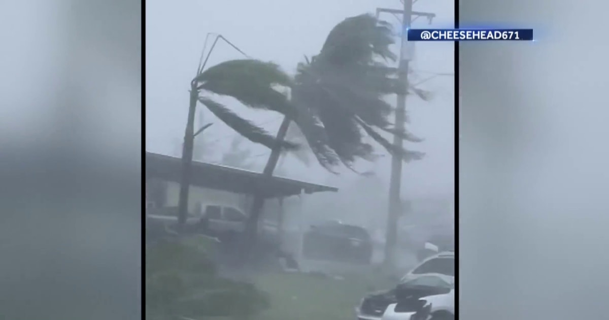 Massive typhoon slams Guam