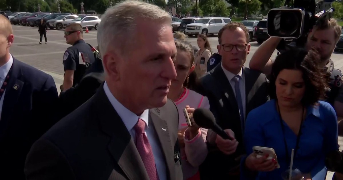 McCarthy spoke to Trump, McConnell on debt limit talks
