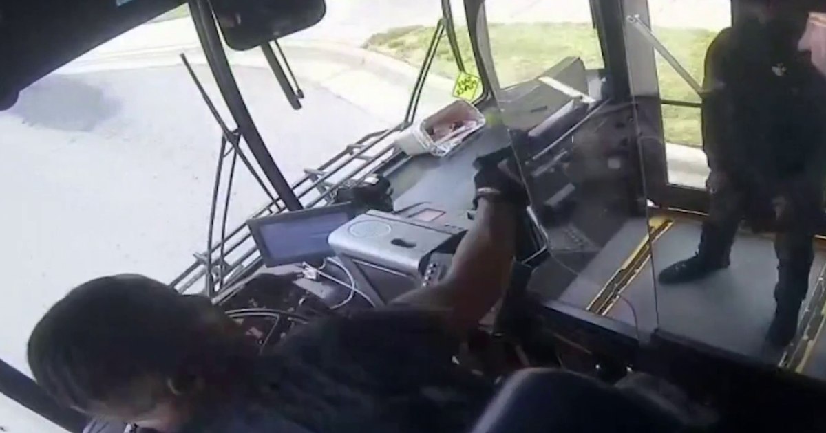 Driver shoots at passenger who pulled gun on moving bus
