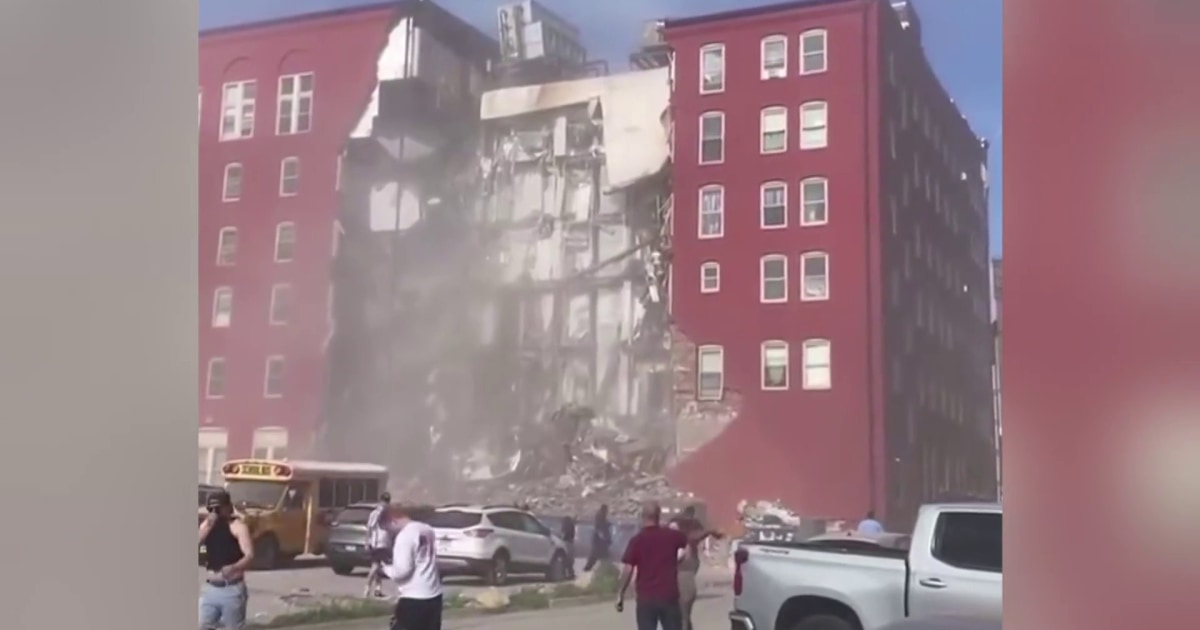 Woman found alive in partially collapsed Iowa building 24 hours later