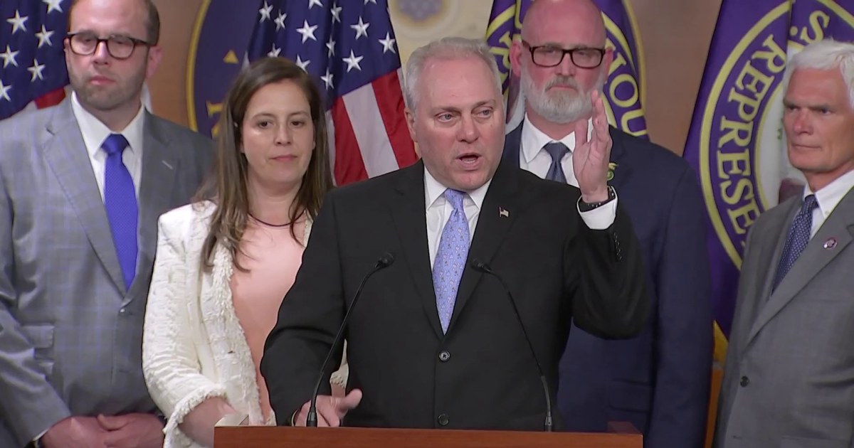 House GOP leaders speak after Rules Committee votes to advance debt bill