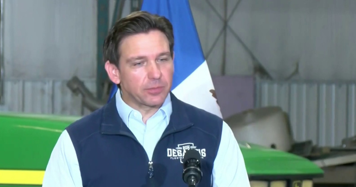 DeSantis takes aim at Trump during campaign blitz through Iowa