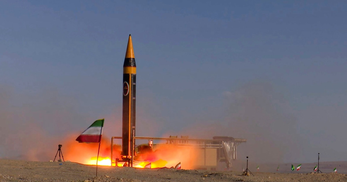Iran test-fires latest ballistic missile with 1,240-mile range