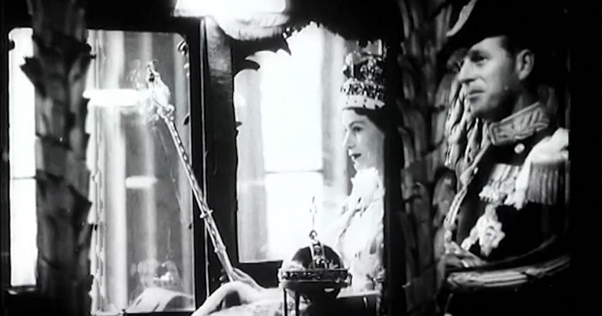 Look back at the 1953 coronation of Queen Elizabeth II