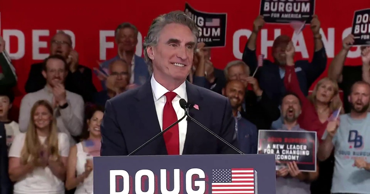 North Dakota Gov Doug Burgum Announces 2024 Presidential Bid