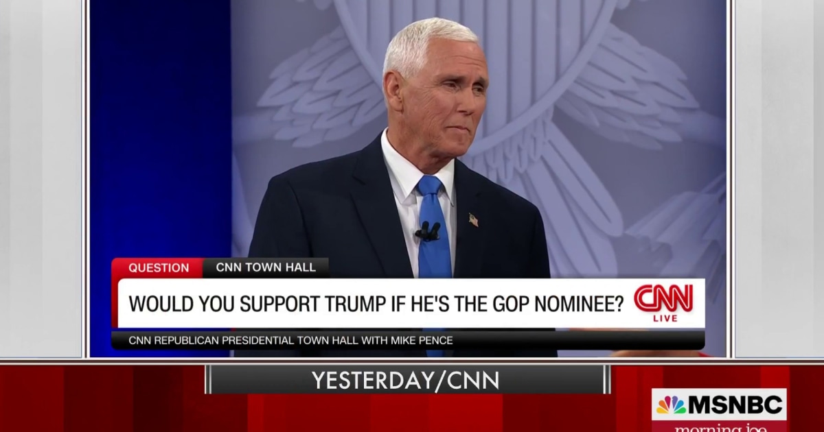 Pence weighs in on support for eventual GOP nominee: What it means