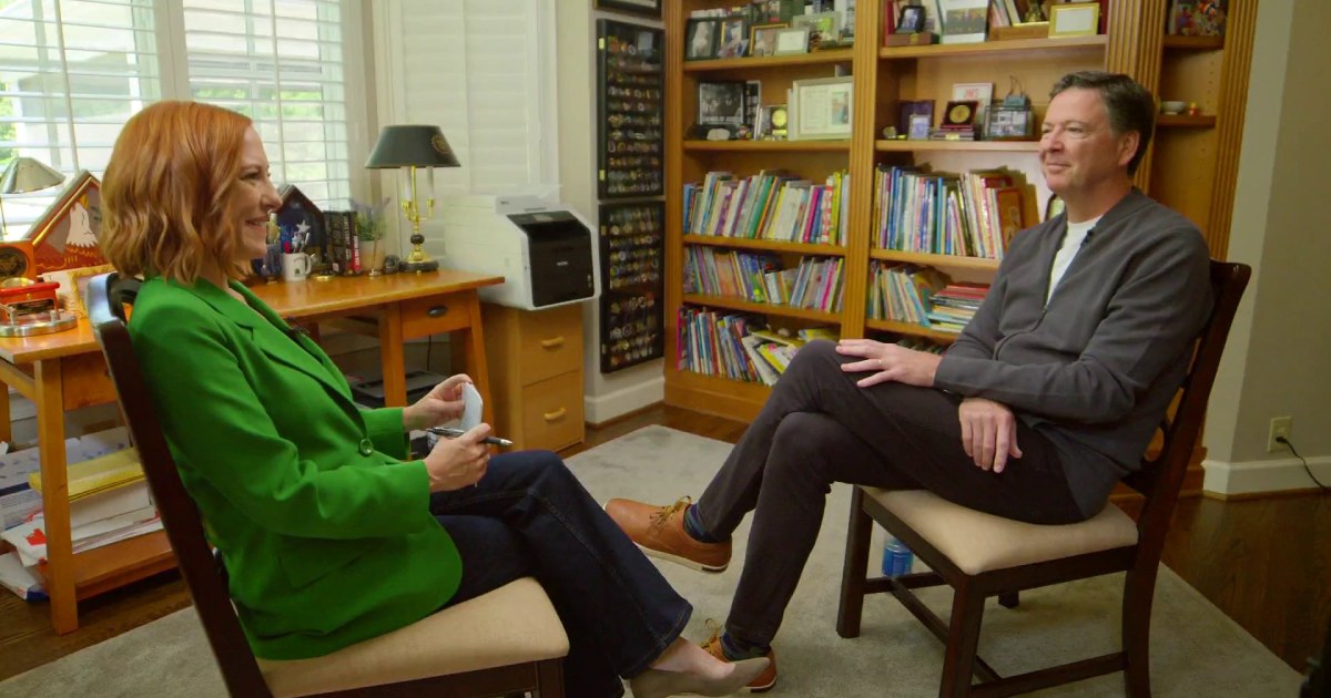 Jen Psaki's wide-ranging interview with former FBI Director James Comey