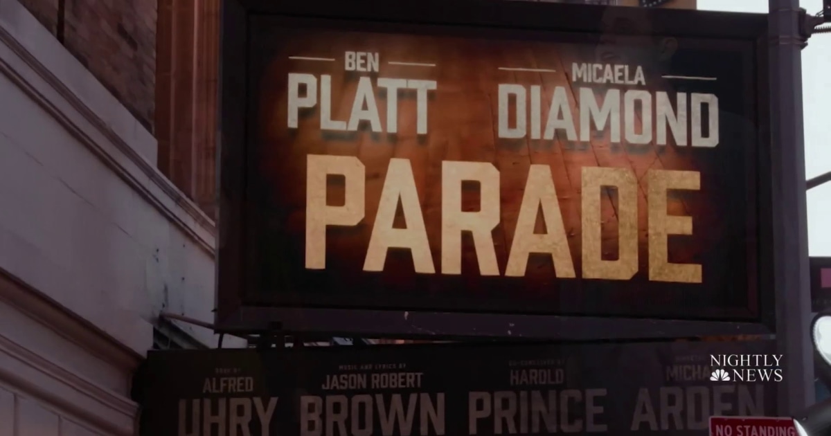 ‘Parade’ returns to Broadway with a message of hope