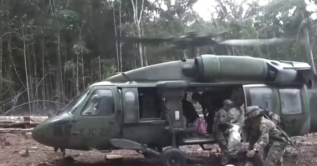 Miracle in the Amazon: four children rescued in Colombian jungle after ...