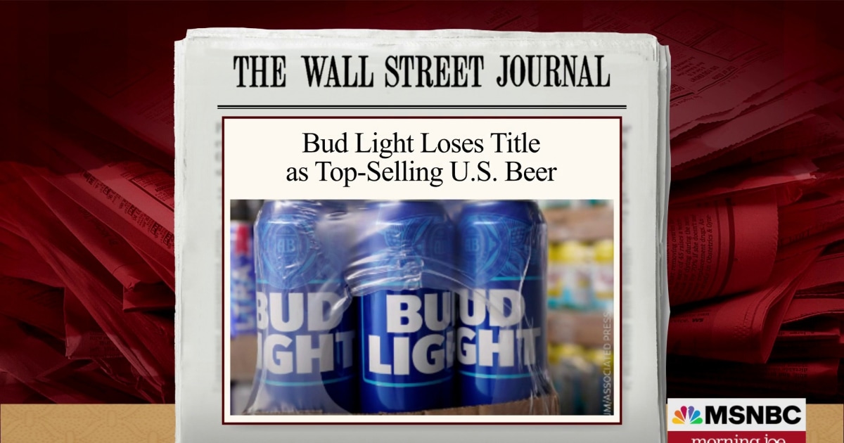Bud Light loses title as top-selling U.S. beer
