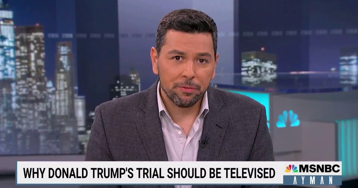 The case to televise Donald Trump’s trial