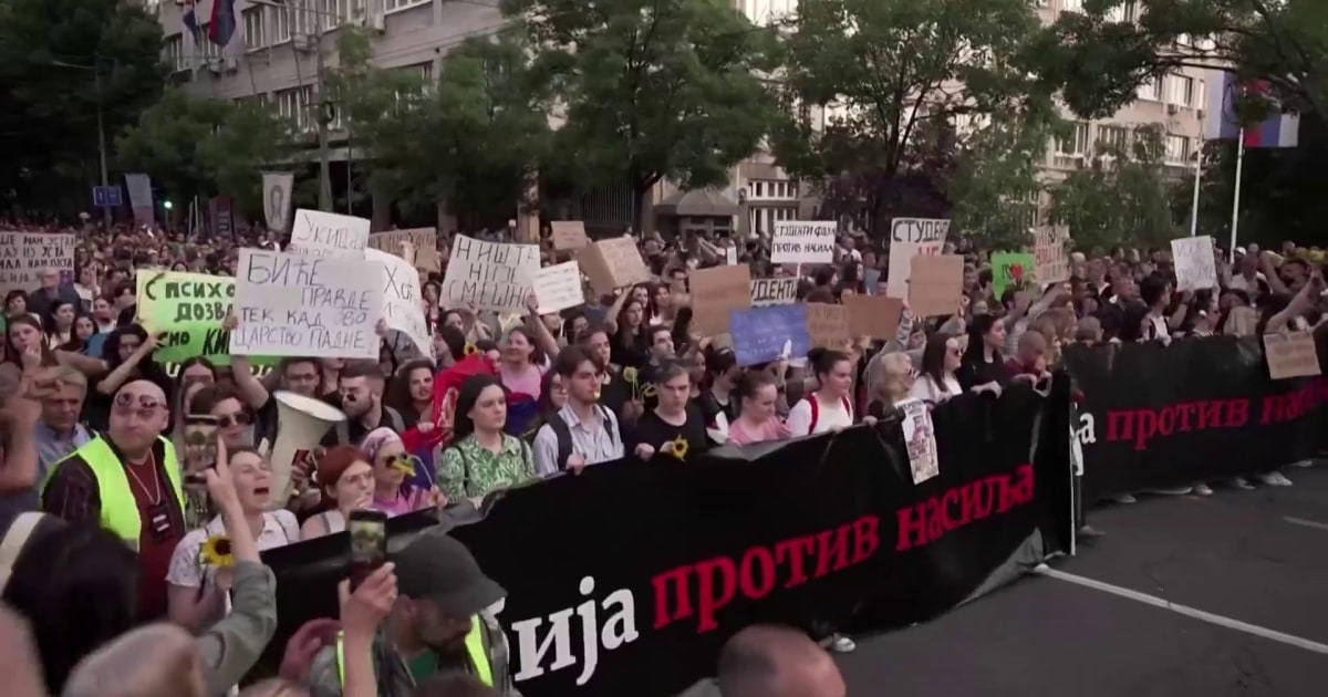 Serbia passes new gun control laws after mass school shootings in May