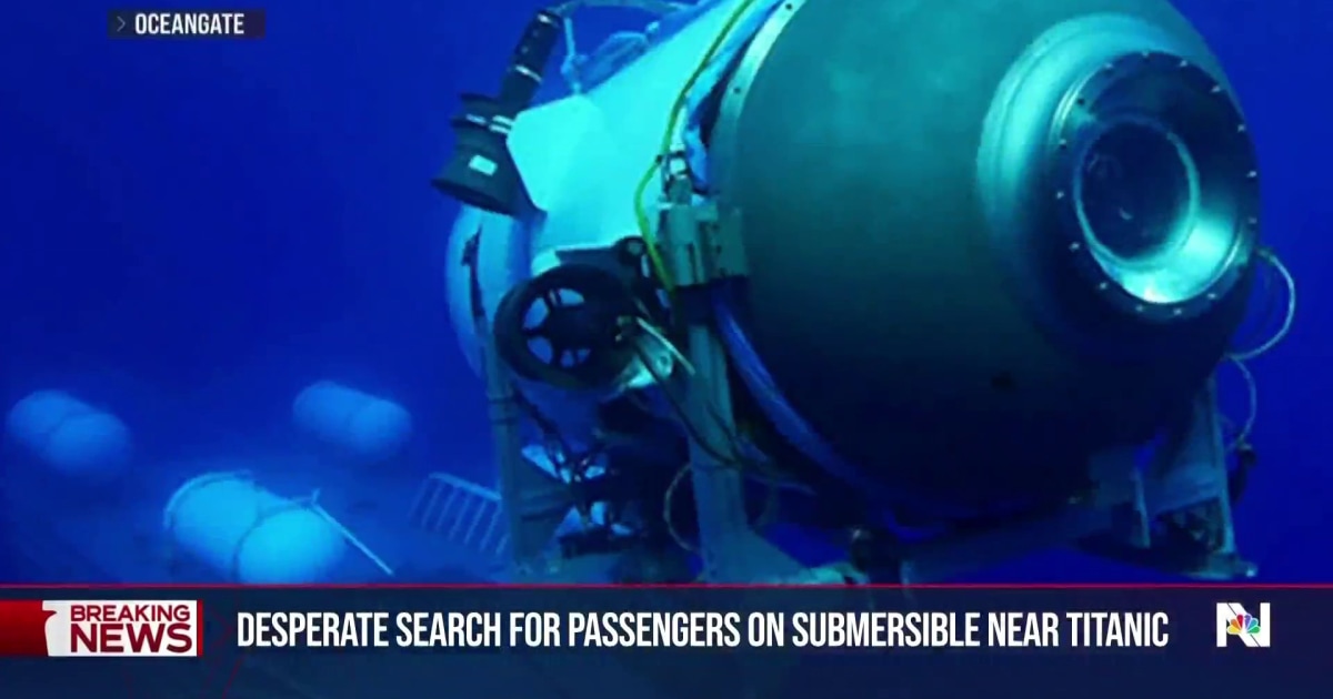Search underway for missing submersible bound for Titanic wreckage