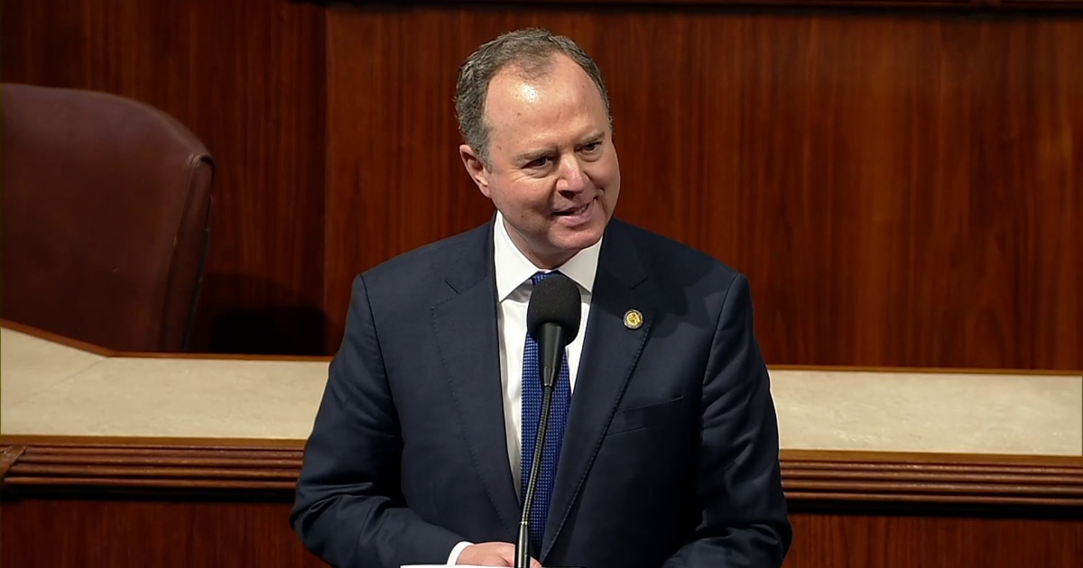 Schiff delivers floor speech ahead of GOP-backed vote to censure him