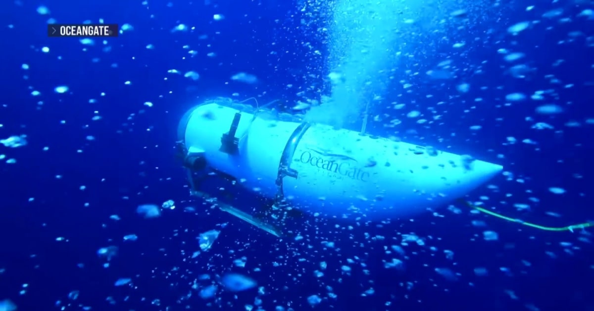 Titanic submersible’s apparent implosion being investigated