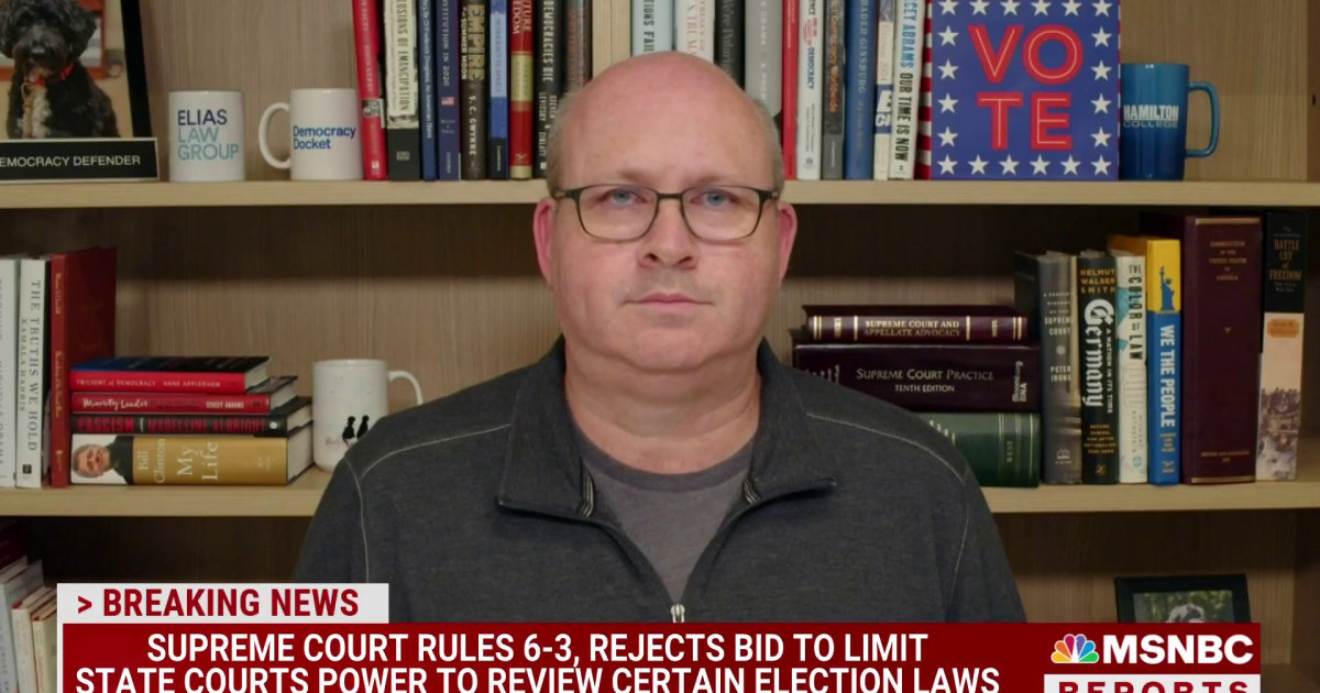 'A very good day for democracy' Marc Elias breaks down SCOTUS state ...