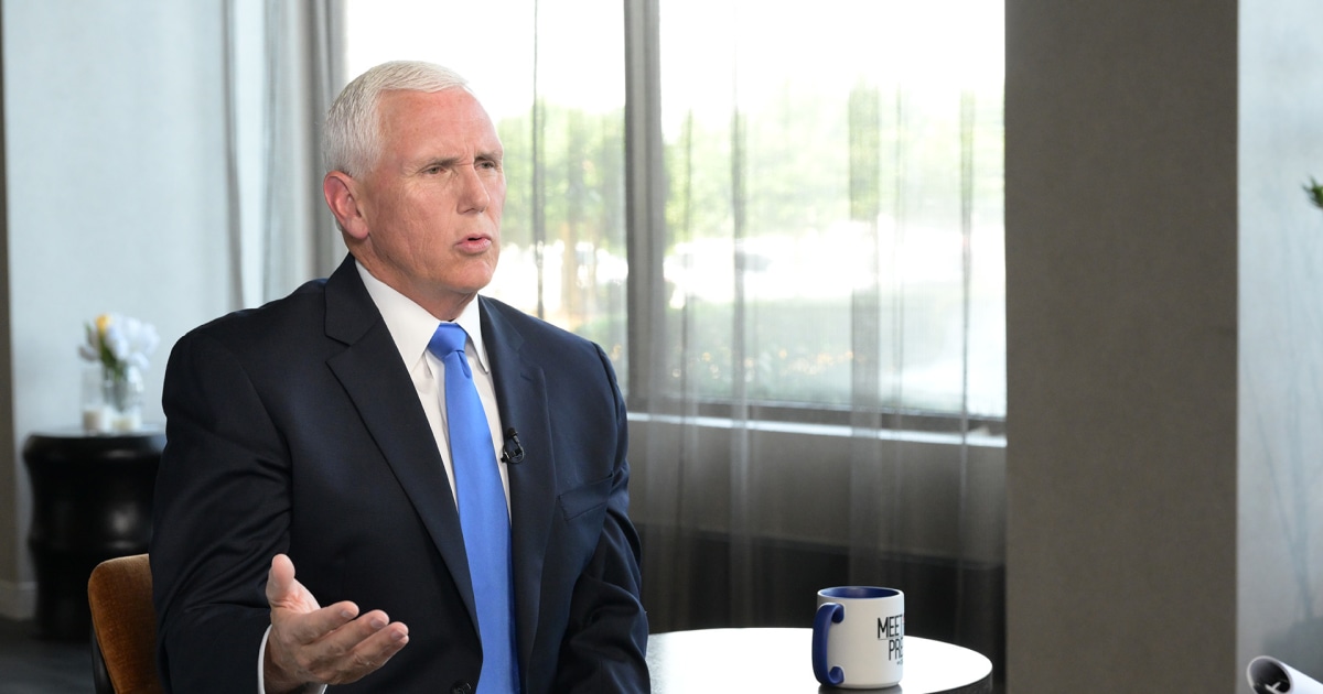 Full Pence: ‘I’d always hoped [Trump would] come around’ on accepting ...