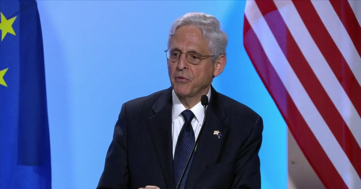 Garland responds to question on Hunter Biden's plea agreement