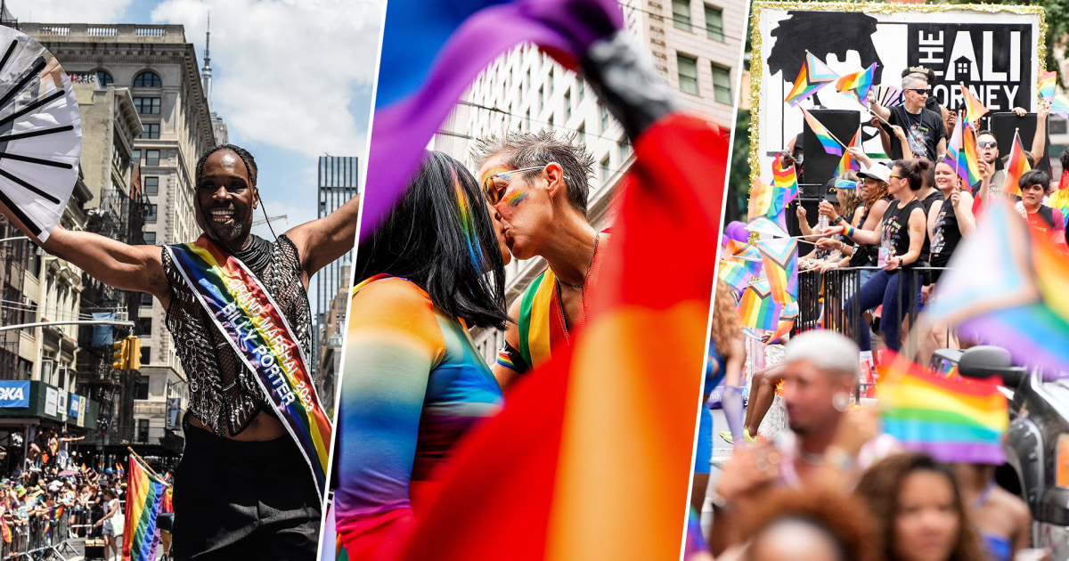 Thousands of revelers across the U.S. gather to celebrate Pride