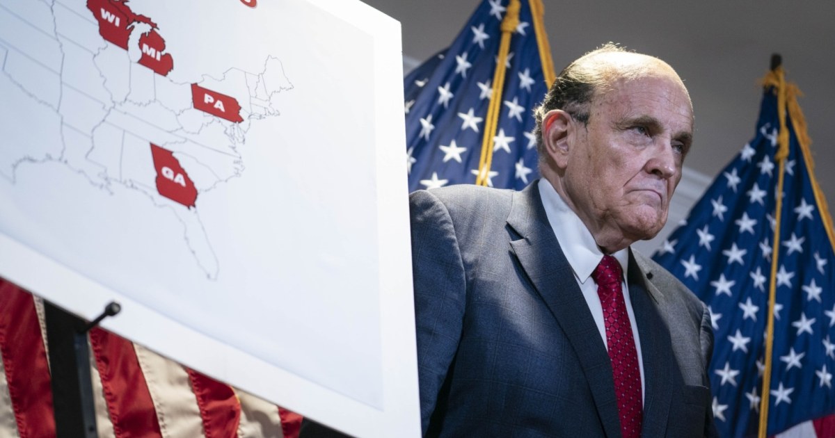 WSJ: Giuliani testified for 8 hours in DOJ probe, questioned on Sidney ...