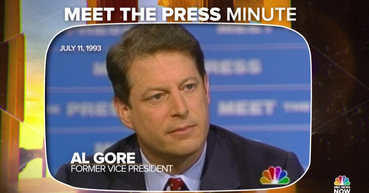 MTP Minute: Then-VP Gore predicts heat wave trends in 1993