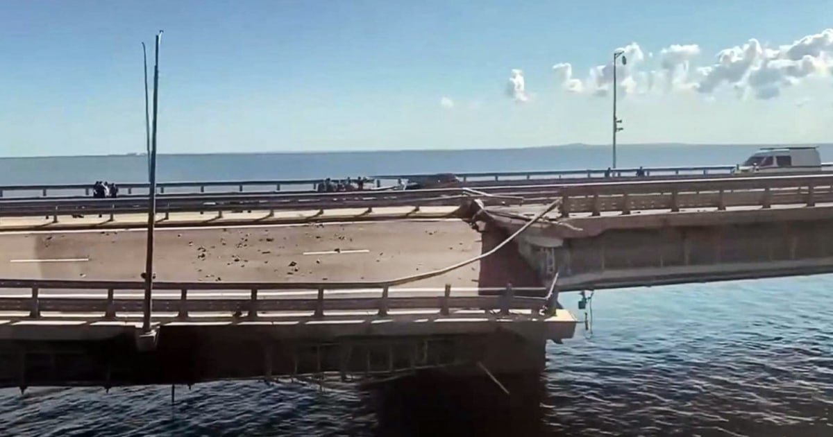 Russia blames Ukraine for deadly attack on Crimea bridge