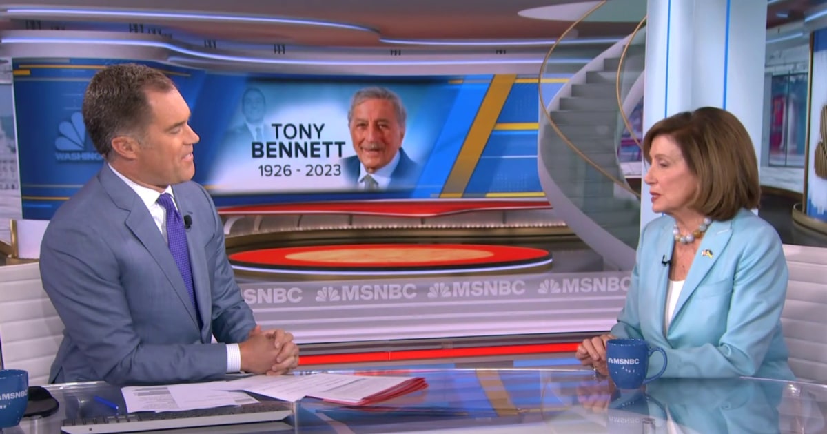 House Speaker Emerita Nancy Pelosi remembers longtime friend Tony ...