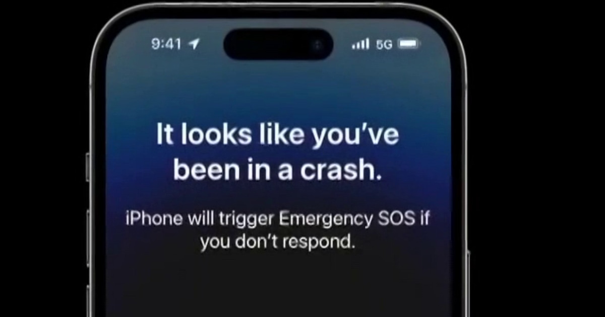 How an iPhone crash detection helped save a California man's life