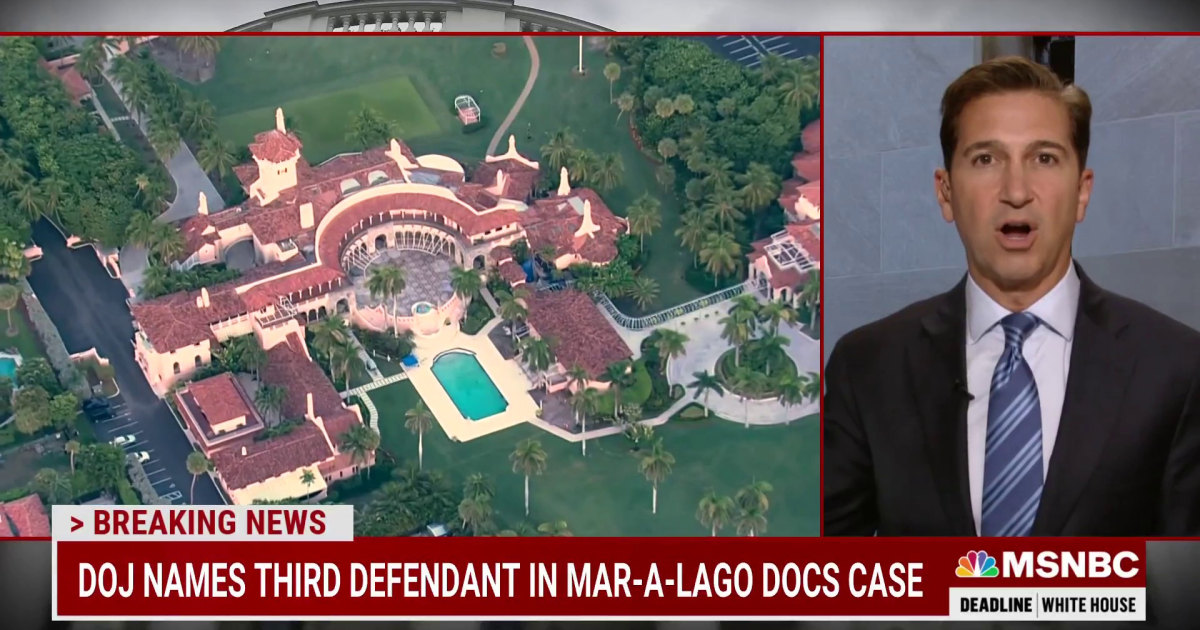 Doj Names Third Defendant In Mar A Lago Documents Case