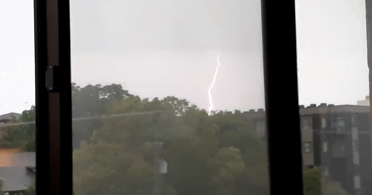 Watch: Heavy rain, lightning hits South and Northeast