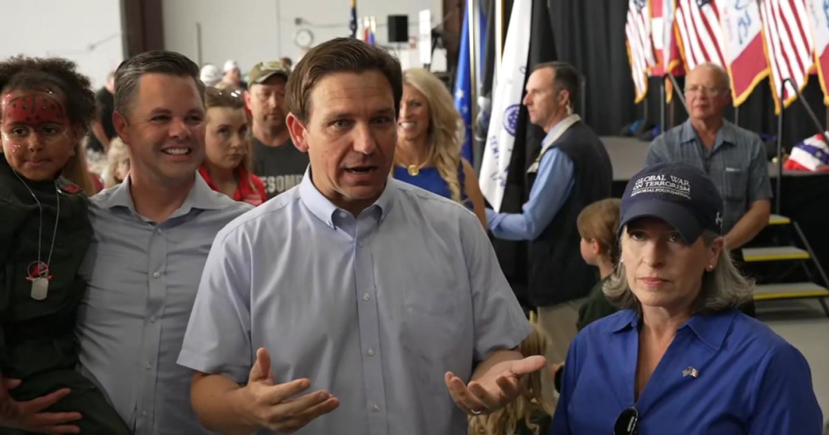 DeSantis says he would consider Iowa Governor Kim Reynolds as a running ...