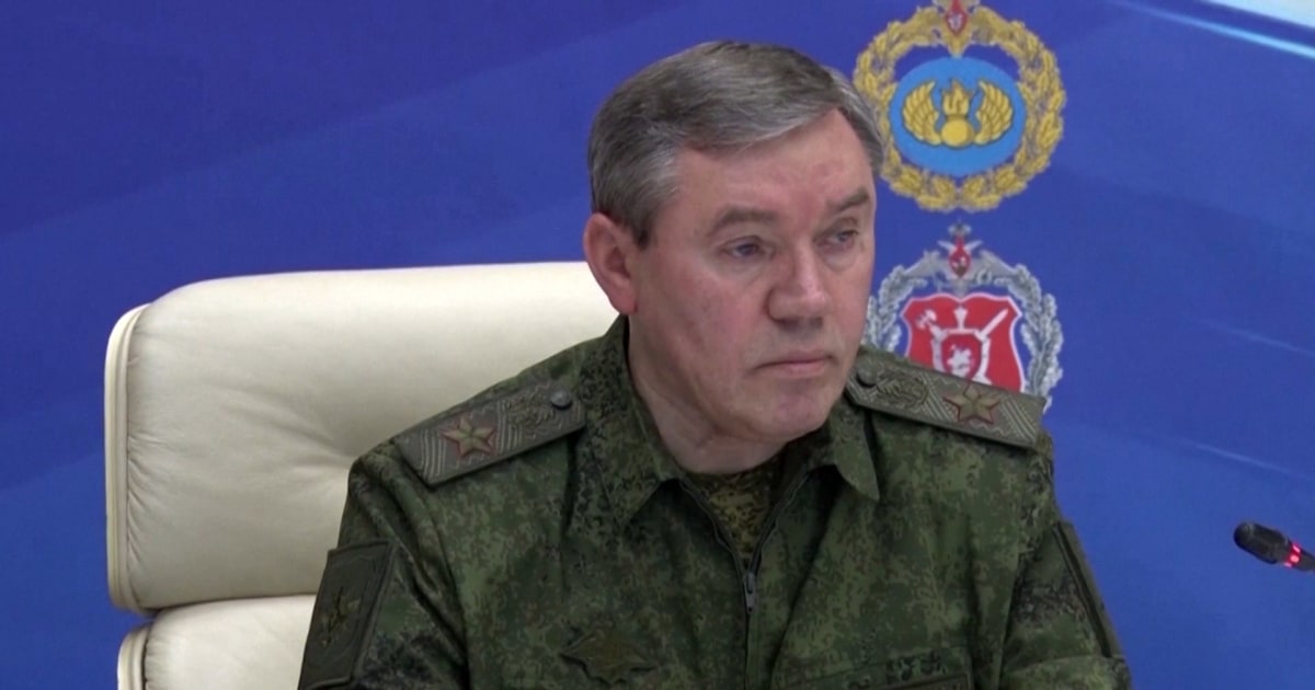 Russia's armed forces chief seen for first time since June's mutiny