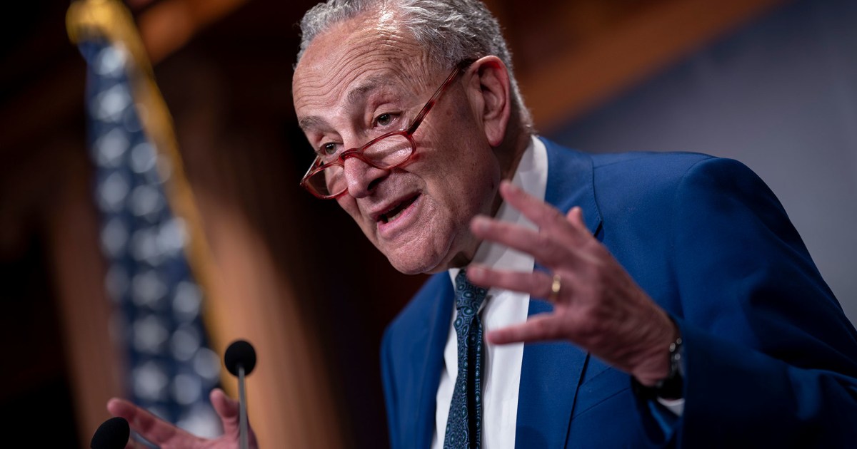 Schumer slams GOP lawmaker for reportedly cursing at Senate pages