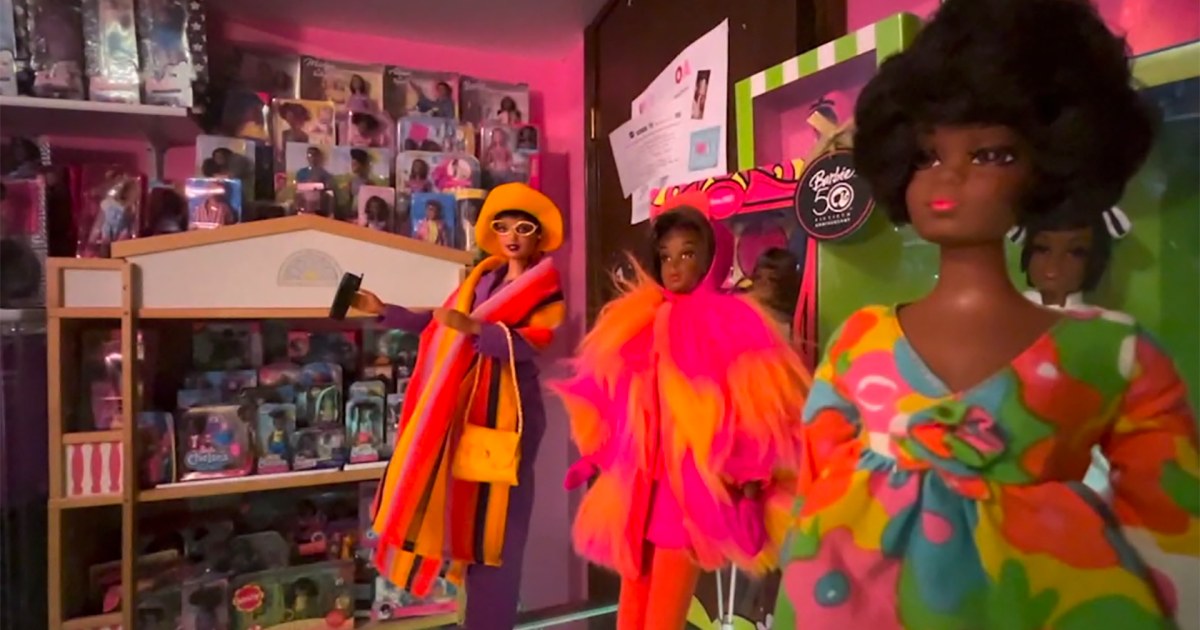 Kansas woman showcases huge Black Barbie collection