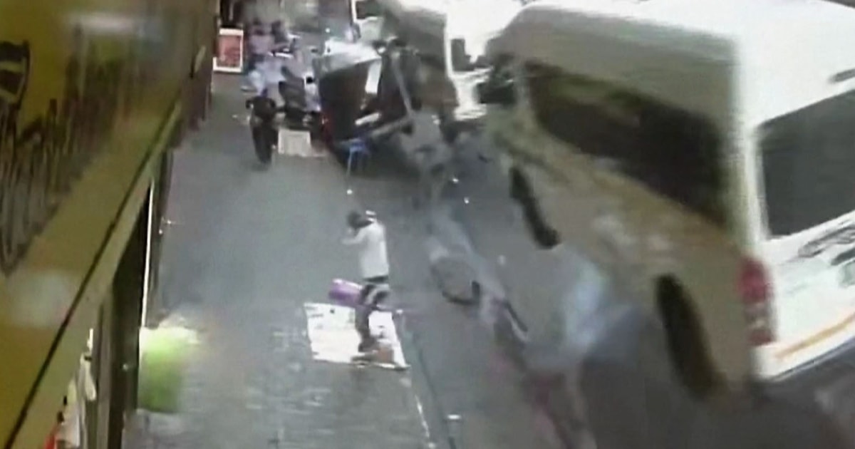 Video captures deadly explosion tearing up street in Johannesburg ...