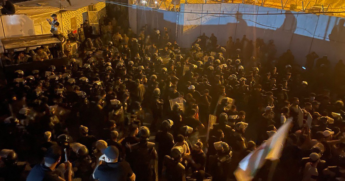 Hundreds storm Sweden’s embassy in Iraq over expected Quran burning